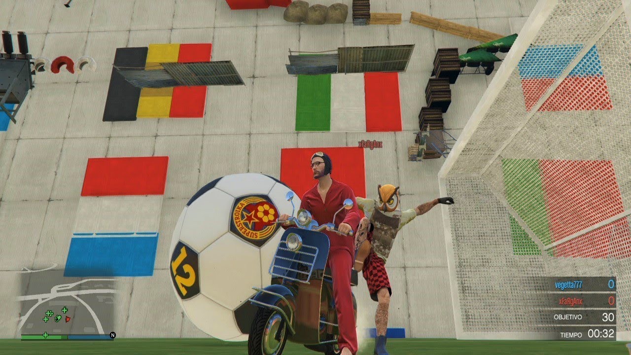 CAMPO DE FUTBOL EN GTA V! - YouTube