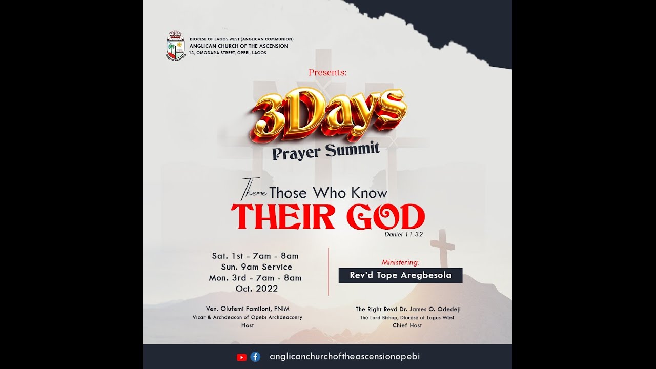 3days Prayer Summit | Theme: Those Who Know Their God | Day 3 - YouTube