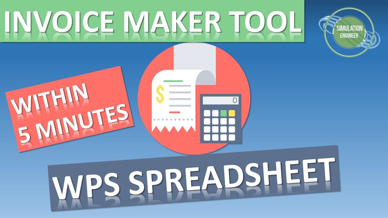 Invoice Maker | WPS Spreadsheet | Hands on Tutorial - YouTube