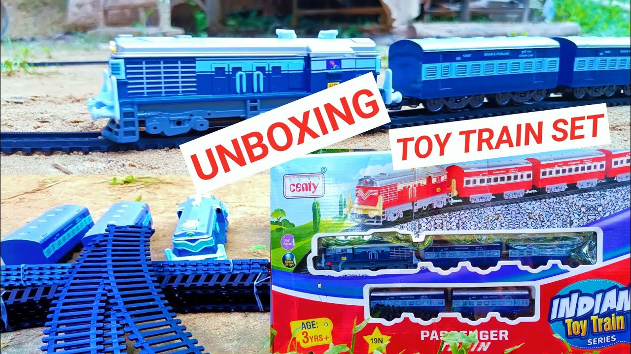 Unboxing Toy Indian passenger train - YouTube