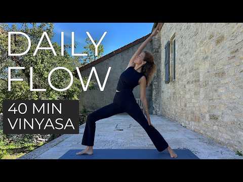 Everyday Yoga Vinyasa Open and Awake | 40 Min Yoga Flow