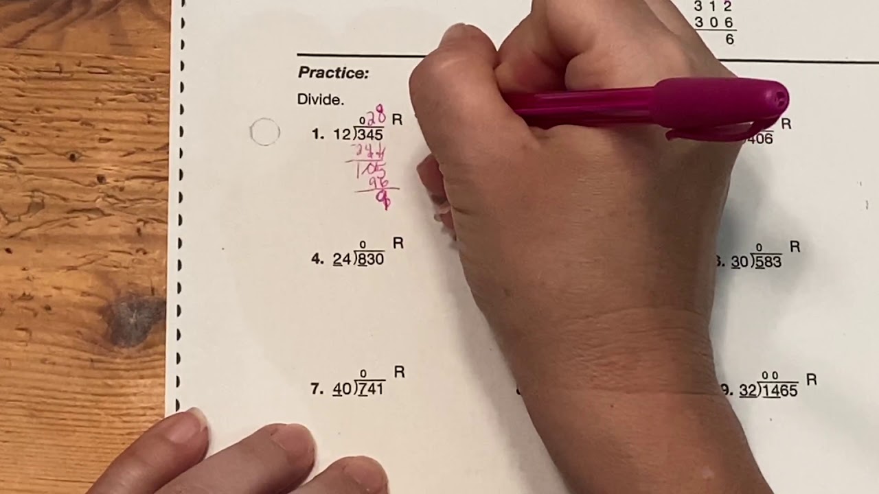 Math Lesson Reteaching 92 - YouTube