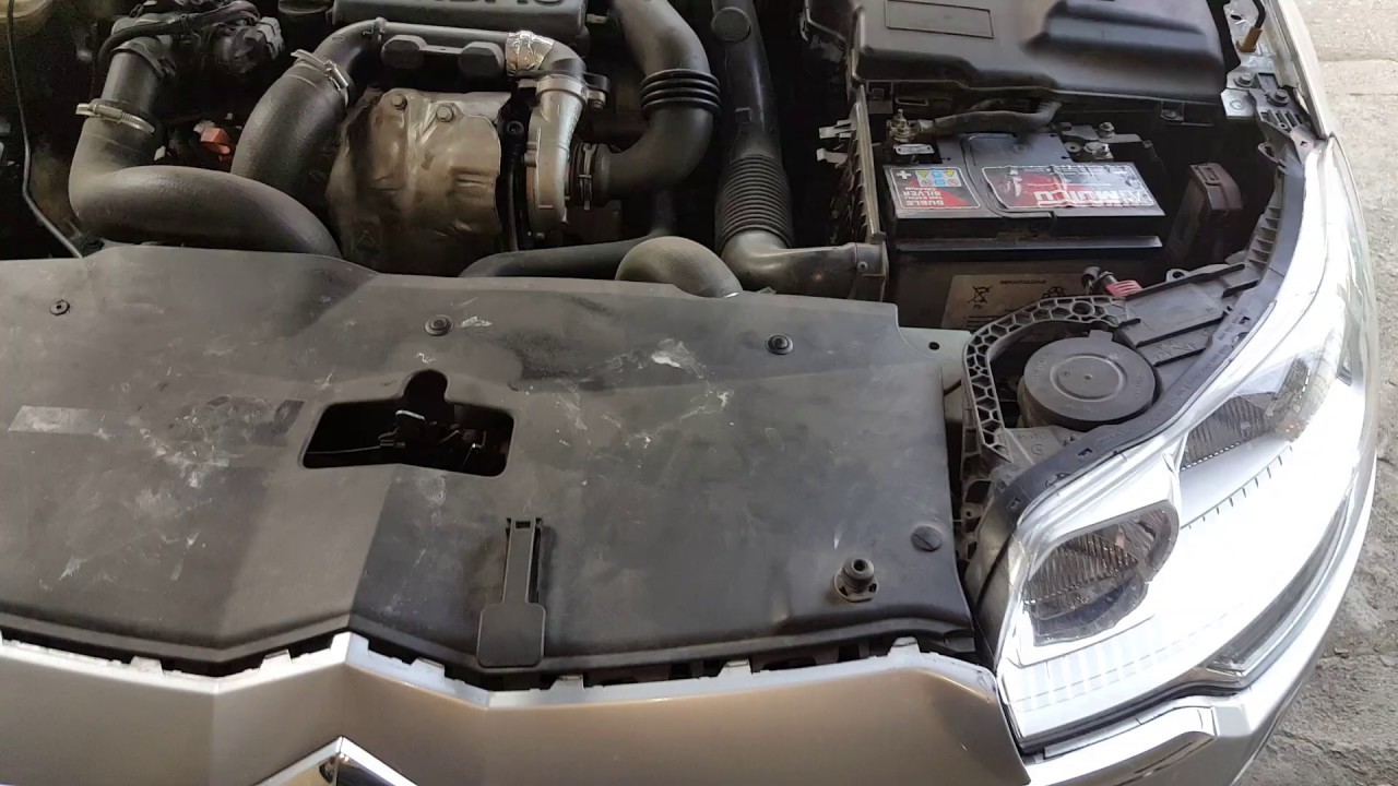 Citroen C5 motor bölümü tanıtımı - YouTube