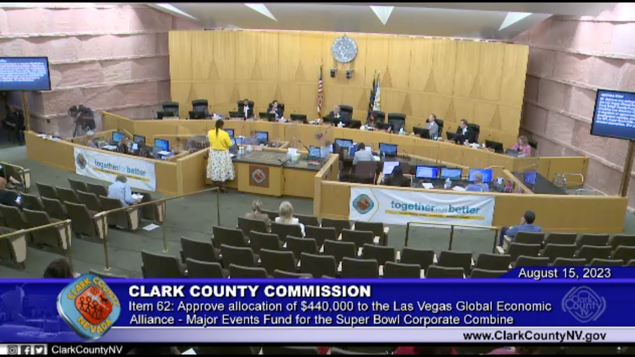 Clark County Commissioners earmark $440,000 for Super Bowl Corporate ...