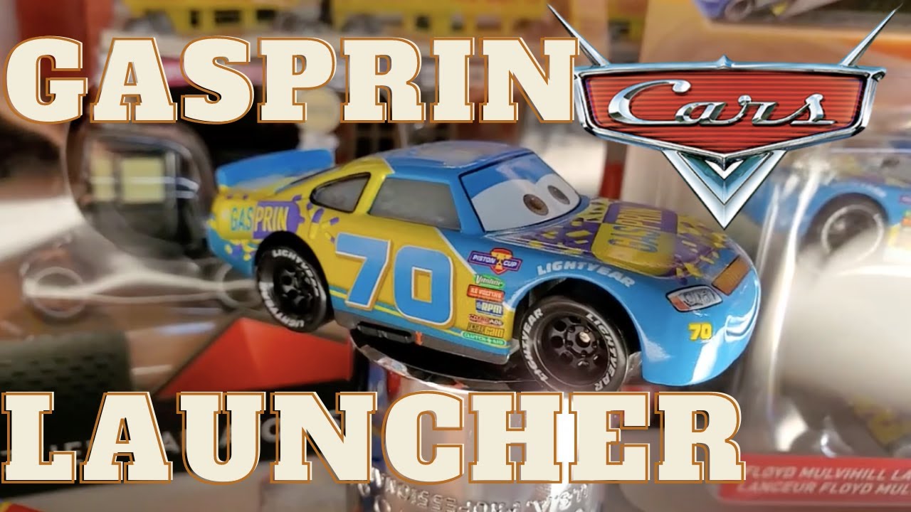Disney pixar cars gasprin launcher - YouTube