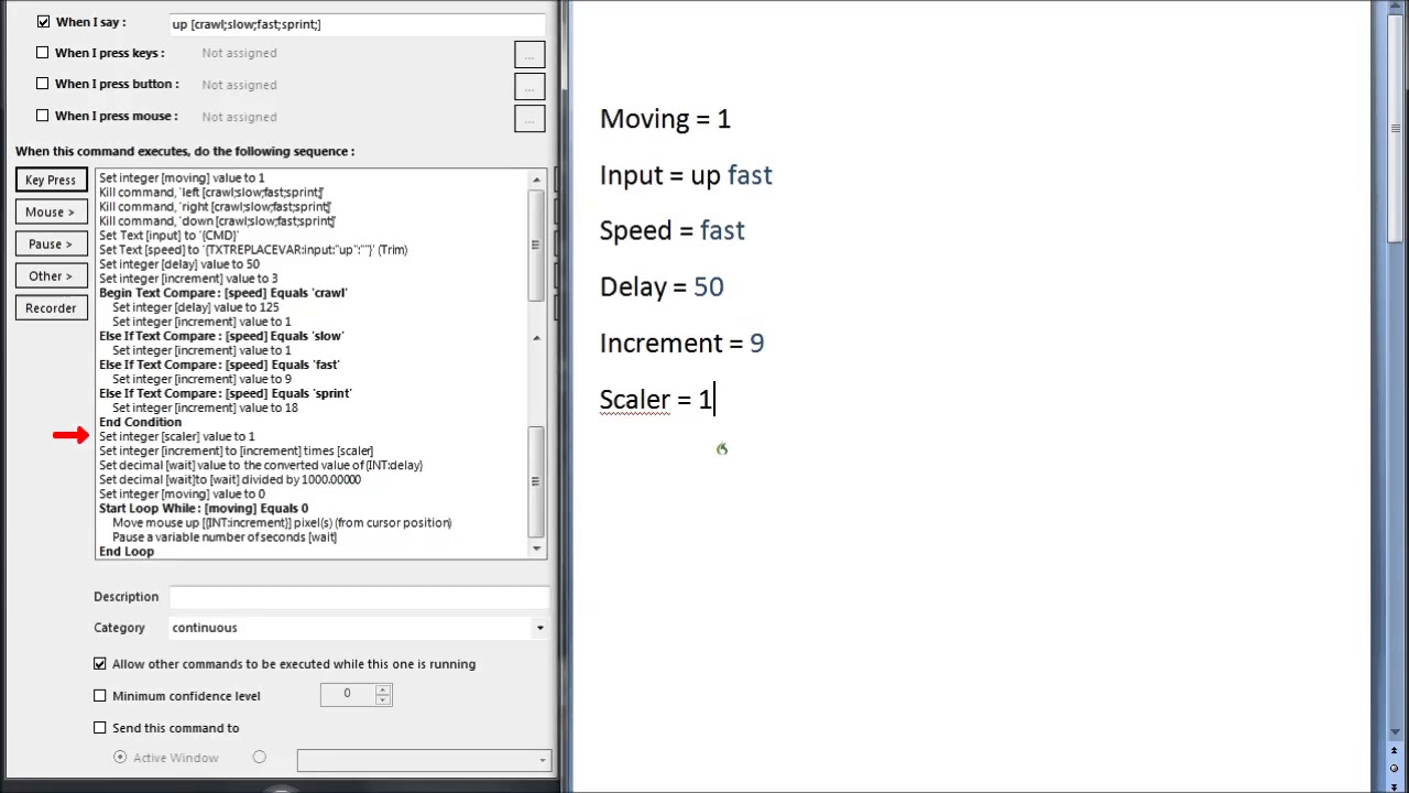 Explaining simple Mouse Gliding code (in VoiceAttack) - YouTube