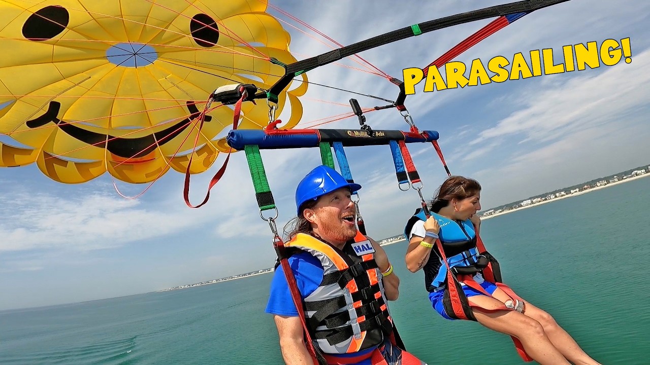 Parasailing Adventure with Handyman Hal & Alex🦈Soaring Over Sharks and ...