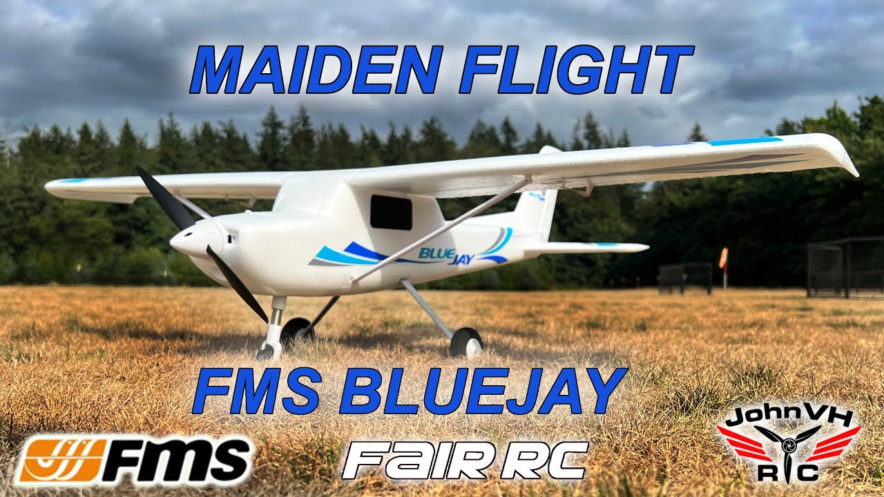 MAIDEN FLIGHT - FMS × FairRC Blue Jay Beginner RC Airplane RTF @fairrc ...