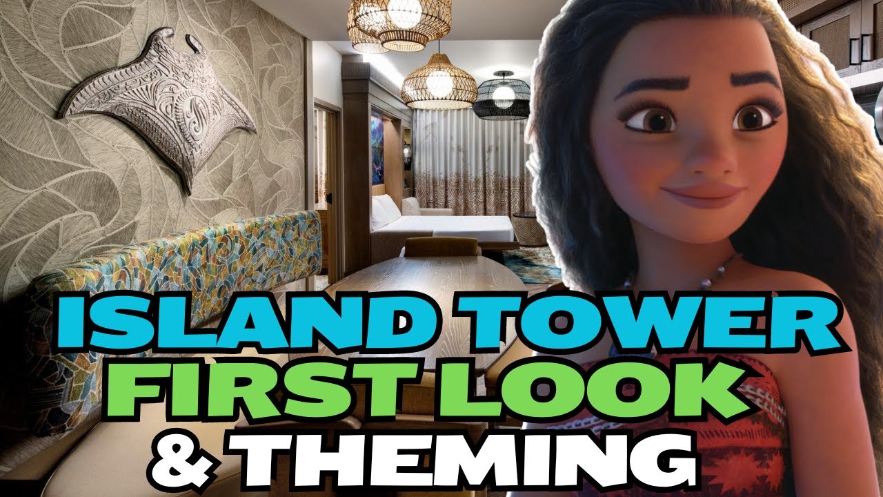 First Look and Theming for Disney Island Tower at the Polynesia Resort ...