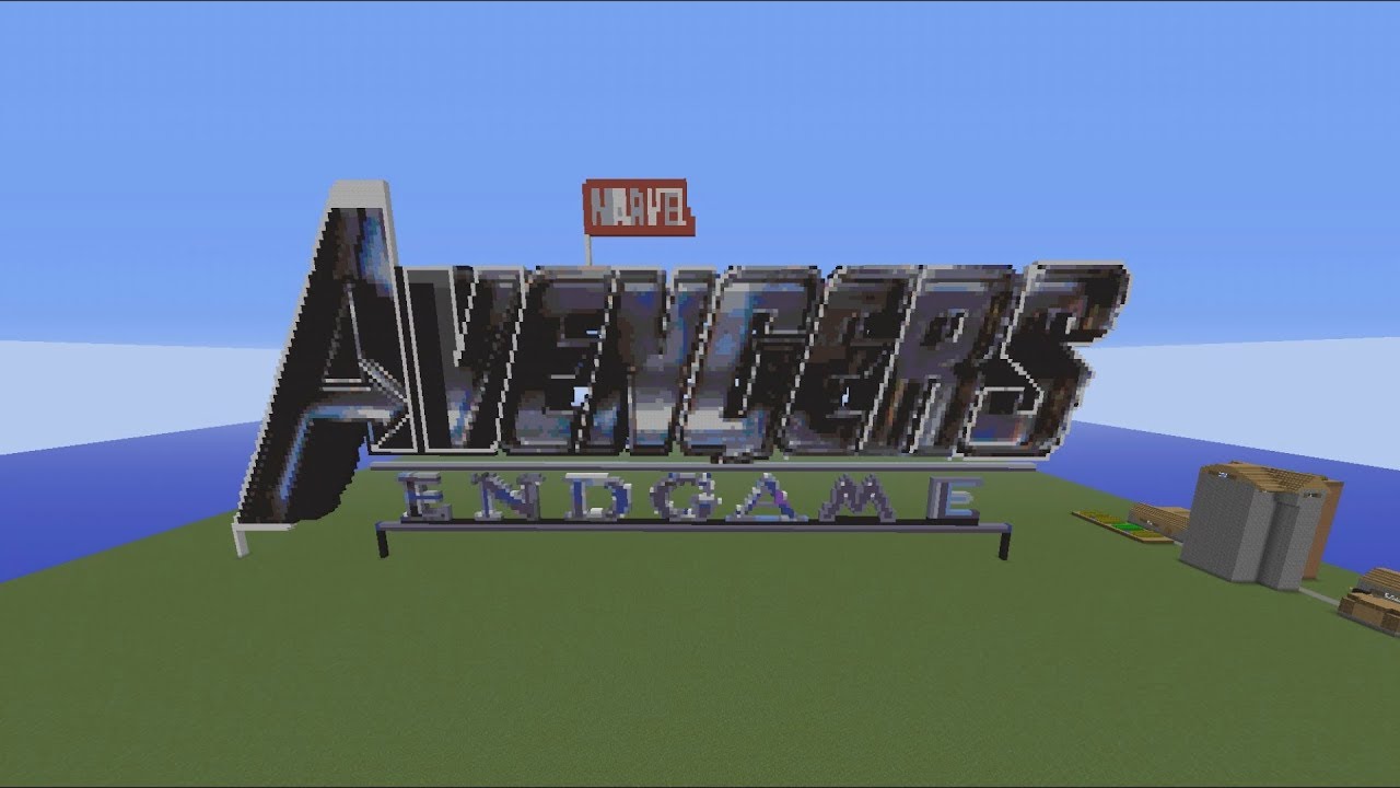 Minecraft Timelapse - AVENGERS 4 END GAME (+75.000 BLOCKS) - YouTube