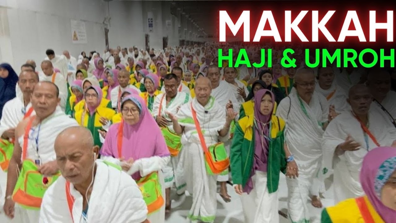 Inilah ketika Jamaah Melaksanakan Ibadah Sai dari Bukit Sofa Marwa ...