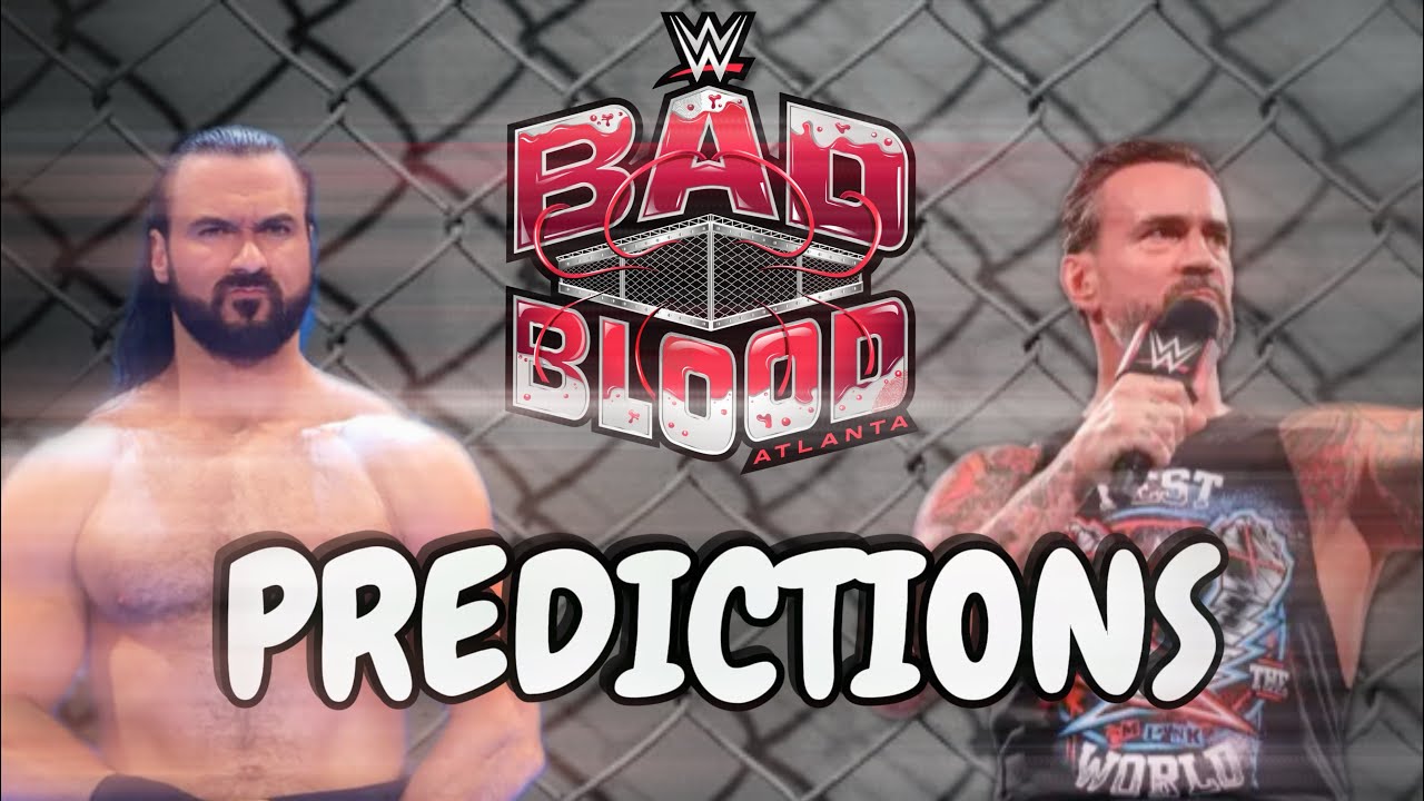 BAD BLOOD 2024 WWE PREDICTIONS ! - YouTube