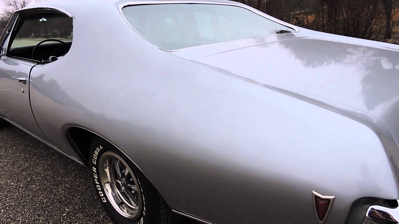 1968 pontiac Silver GTO for sale at www coyoteclassics com - YouTube