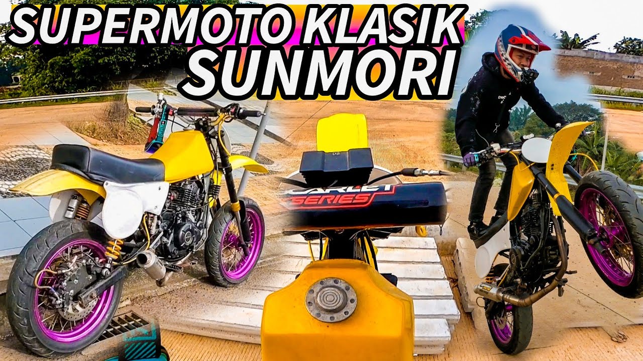 SUNMORI SUPERMOTO KLASIK Pulsar 220 Body RM - YouTube