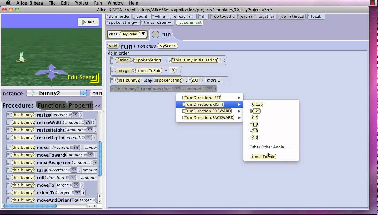 merihelp.net: Alice 3.0 tutorial, creating variables - YouTube