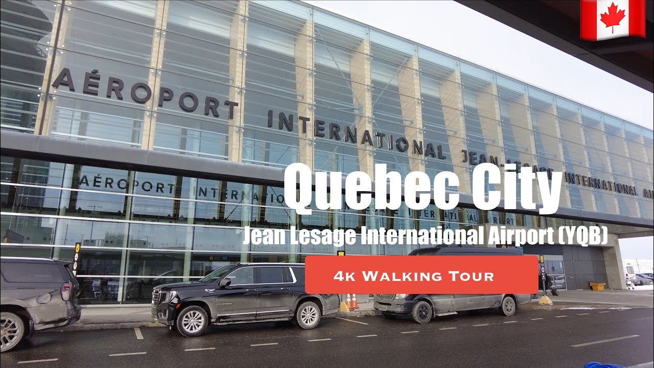 [4K] Quebec City (Québec) Canada walking tour - Jean Lesage ...