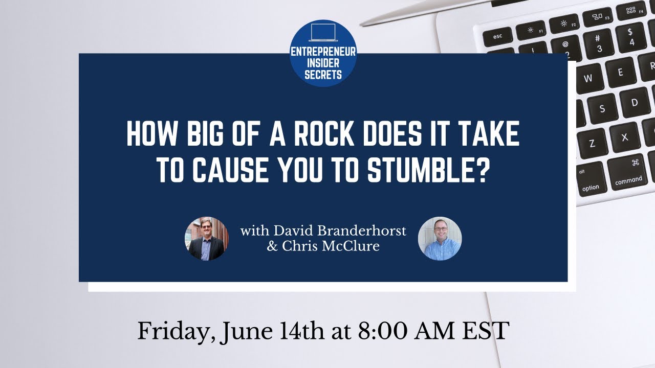How Big of a Rock Does It Take to Cause You to Stumble? - YouTube