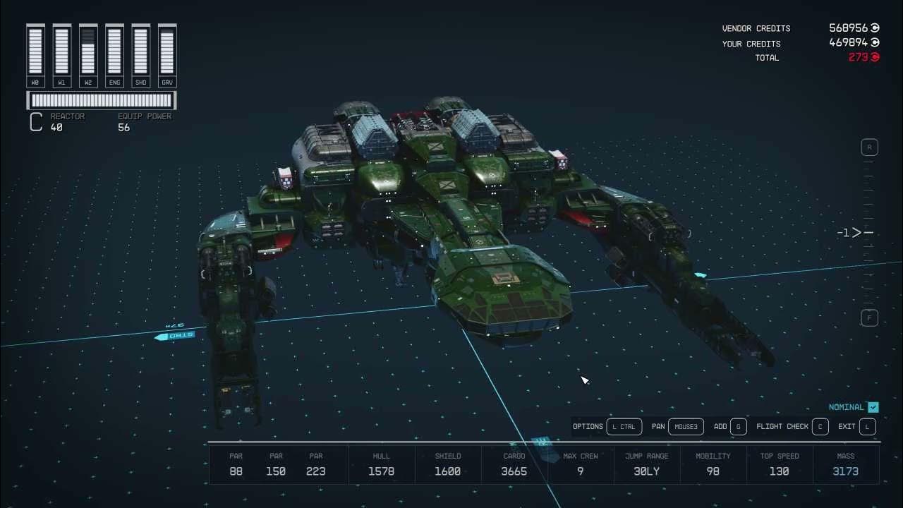 Starfield - My Klingon B'Rel Bird of Prey - YouTube