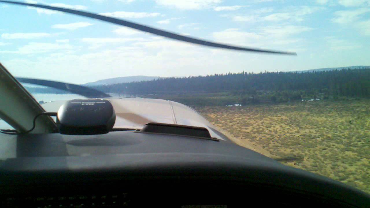 Lake Almanor Rogers field Chester CA. takeoff - YouTube