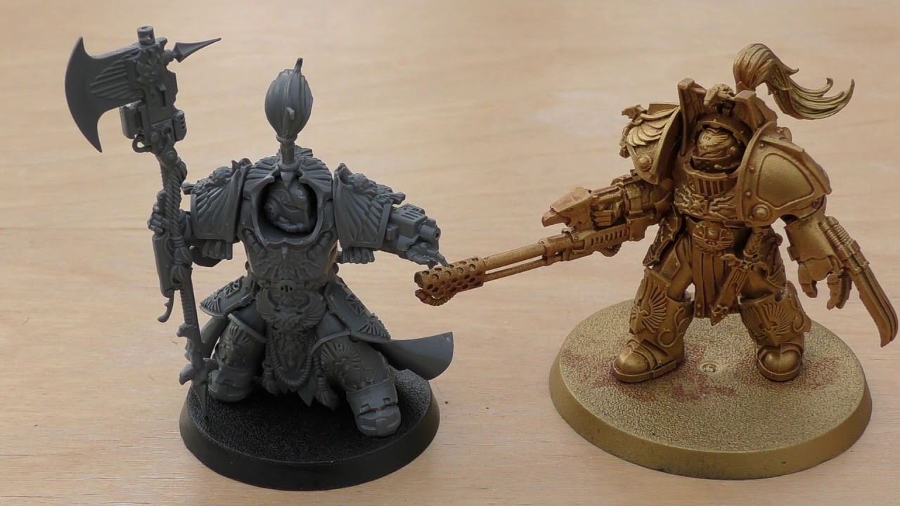 Custodes Shield Captain in Allarus Terminator Armour - Review (WH40K ...