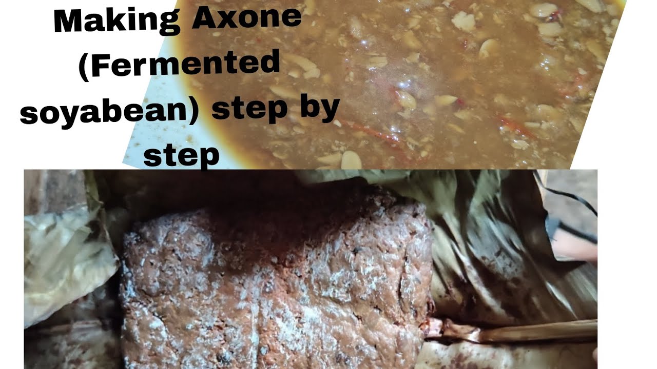 Making Axone (Fermented soyabean) - YouTube