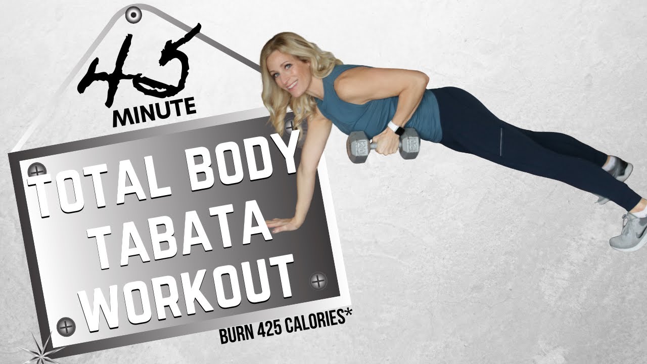 40 MINUTE TOTAL BODY TABATA WORKOUT | Tracy Steen - YouTube