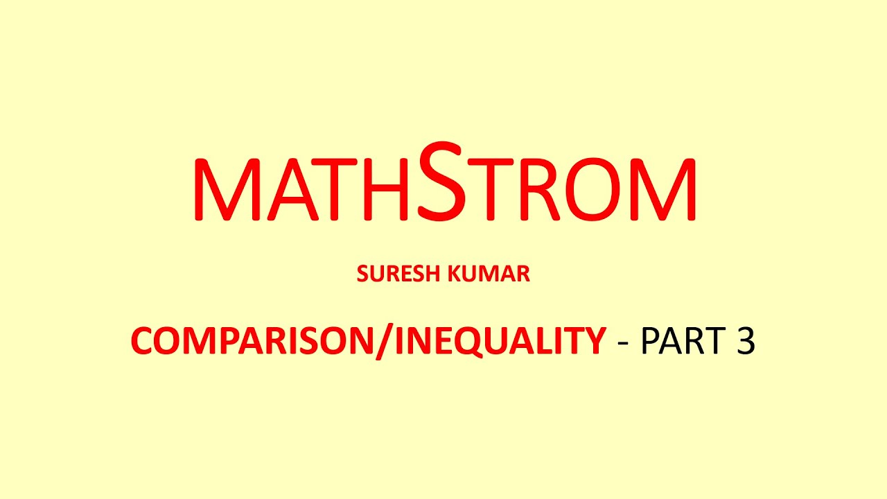 CSAT COMPARISON PRACTICE QUESTION PART 3 - YouTube