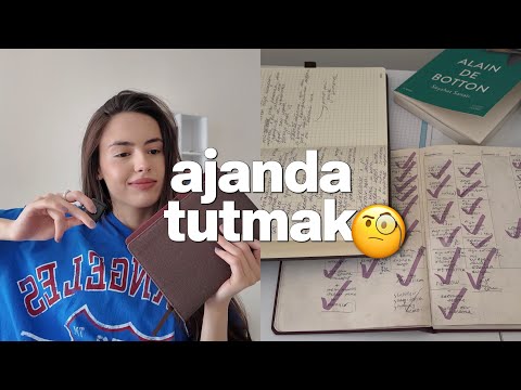 planlamanın dayanılmaz hafifliği | ajanda tutmak benim ne işime yarıyor?