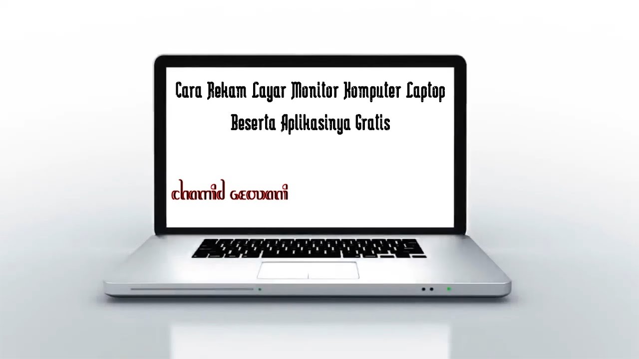 Cara Rekam Layar Monitor Komputer/Laptop dan aplikasinya gratis # ...