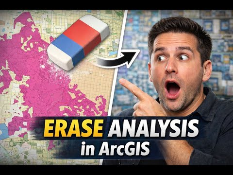 Mastering Erase Analysis in ArcGIS Polygon Shapefile Data - YouTube