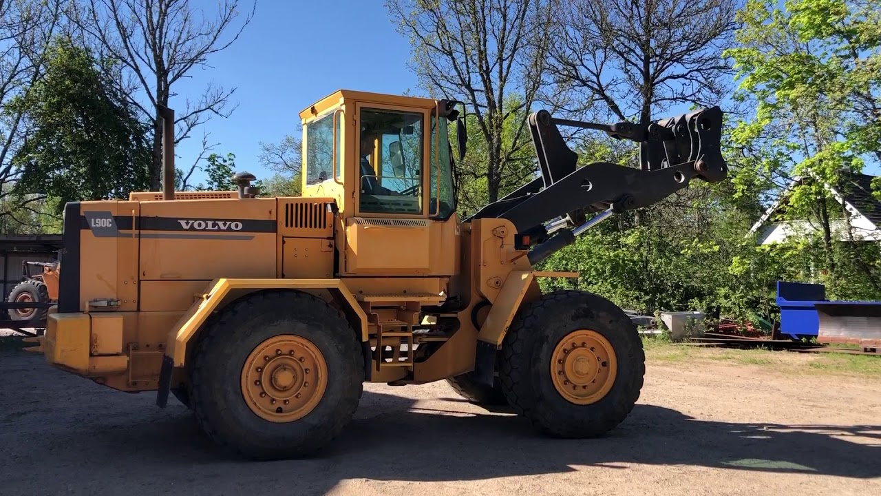 Volvo L90C Hjullastare - YouTube
