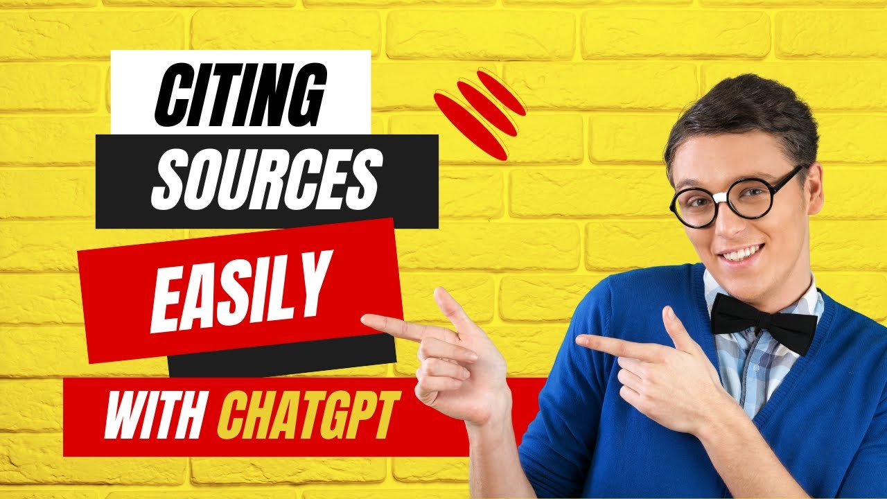 Citing Sources Made Easy with ChatGPT - How to Do It - YouTube