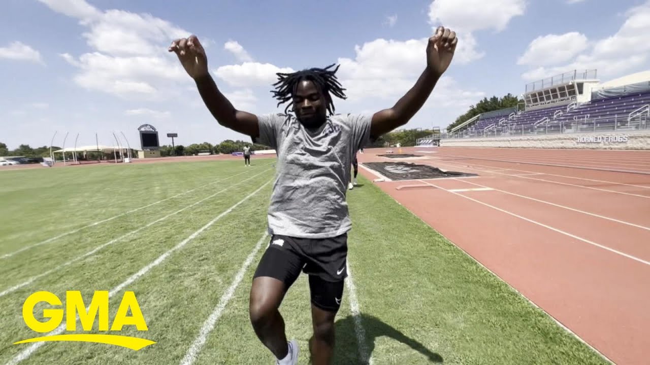 High school track star’s race to recovery | GMA - YouTube