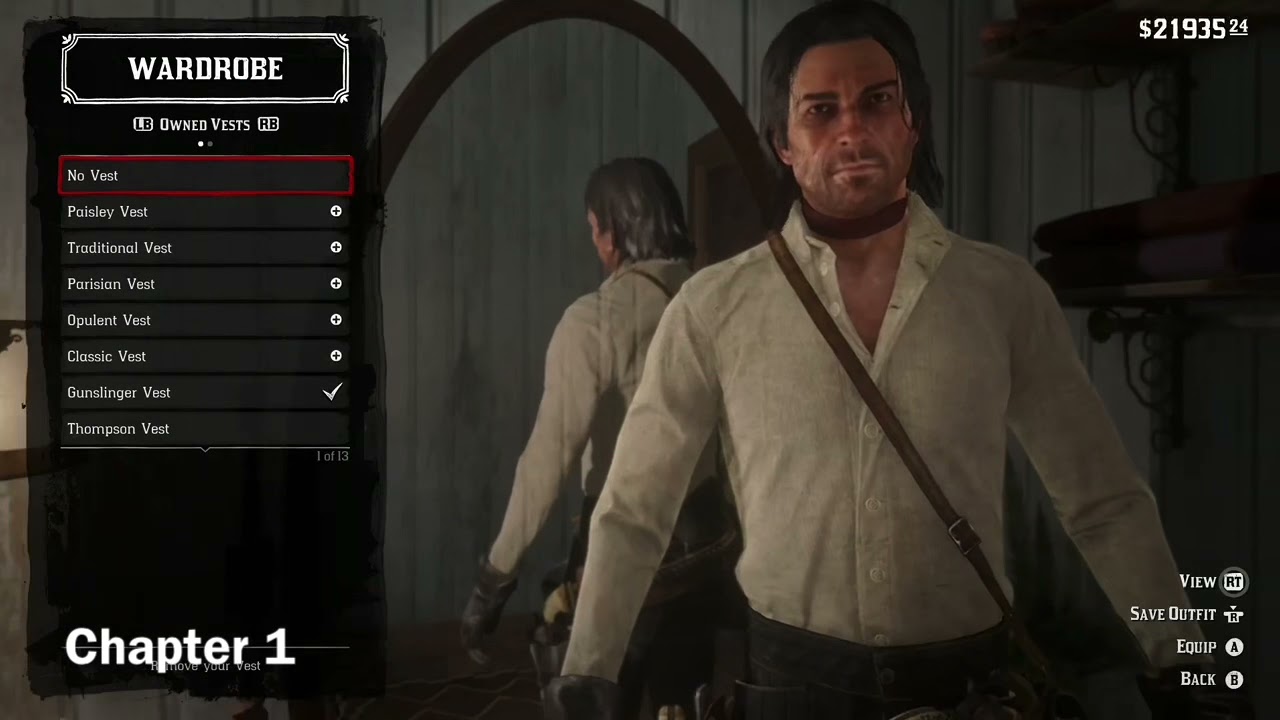 Rdr2 all of John Marston 1899 outfits Chapters 1-6 (recreated) - YouTube