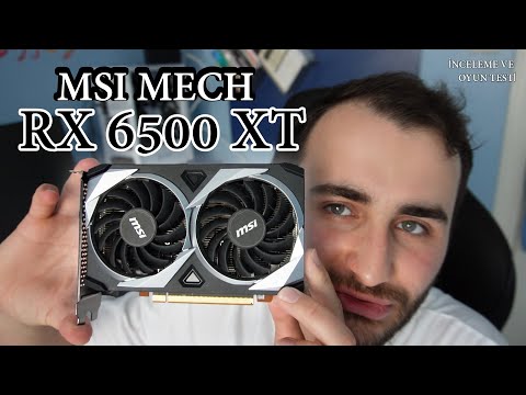3000TL'ye MSI MECH RX 6500 XT ALDIM - Yeniden Farkı Yok! - Hadi Test Edelim!