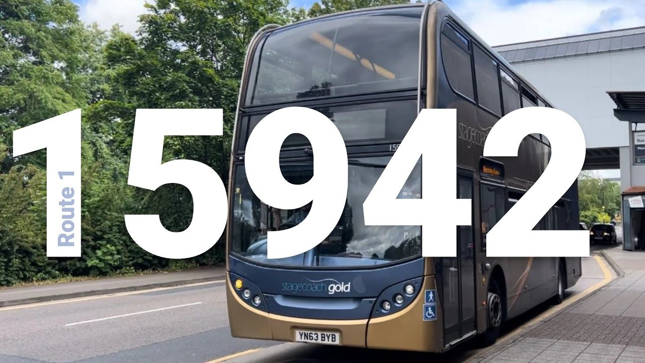 Bus 15942 stagecoach Midlands Northampton, route 1 Northampton Rectory ...