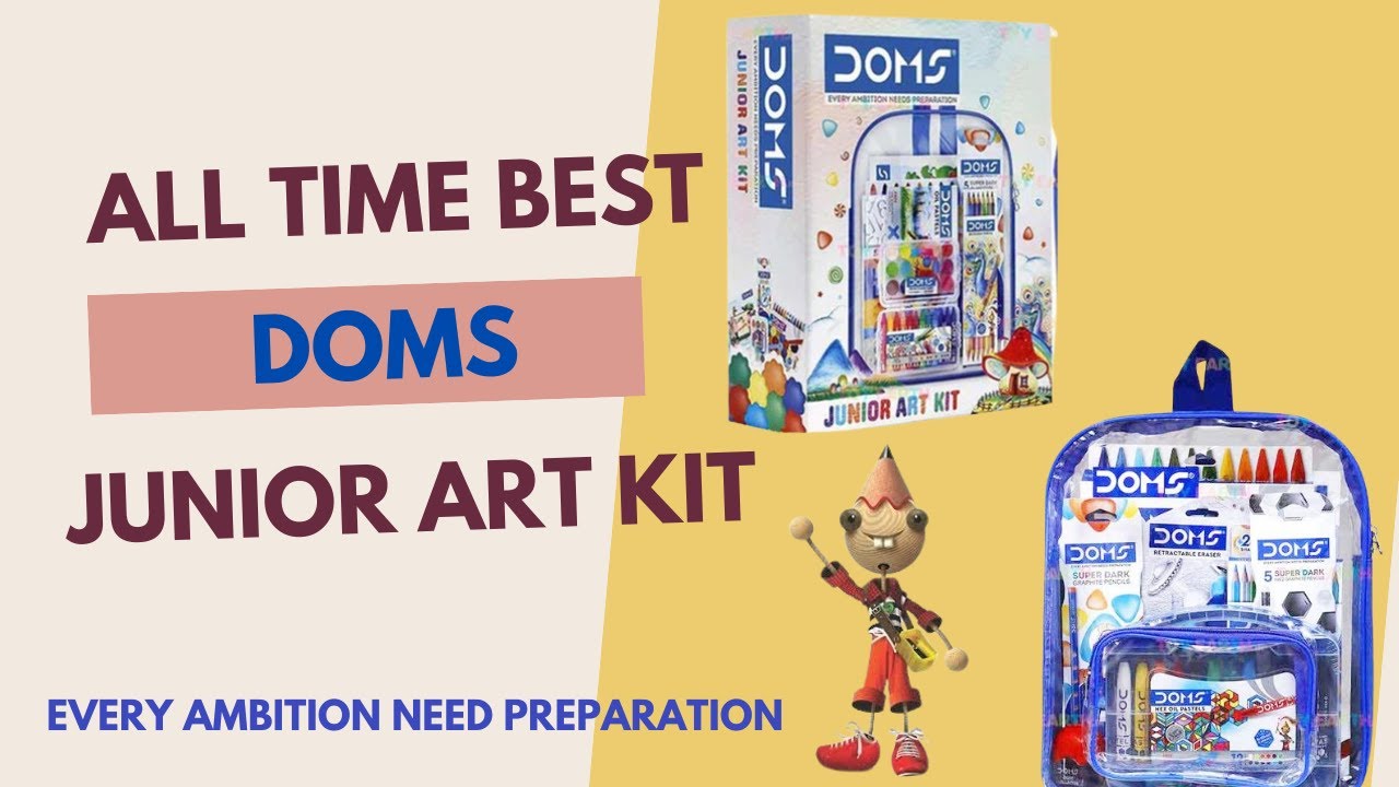 Unbox Doms Junior Art Kit, Doms Junior Art Kit, Art Kit, Junior art Kit ...
