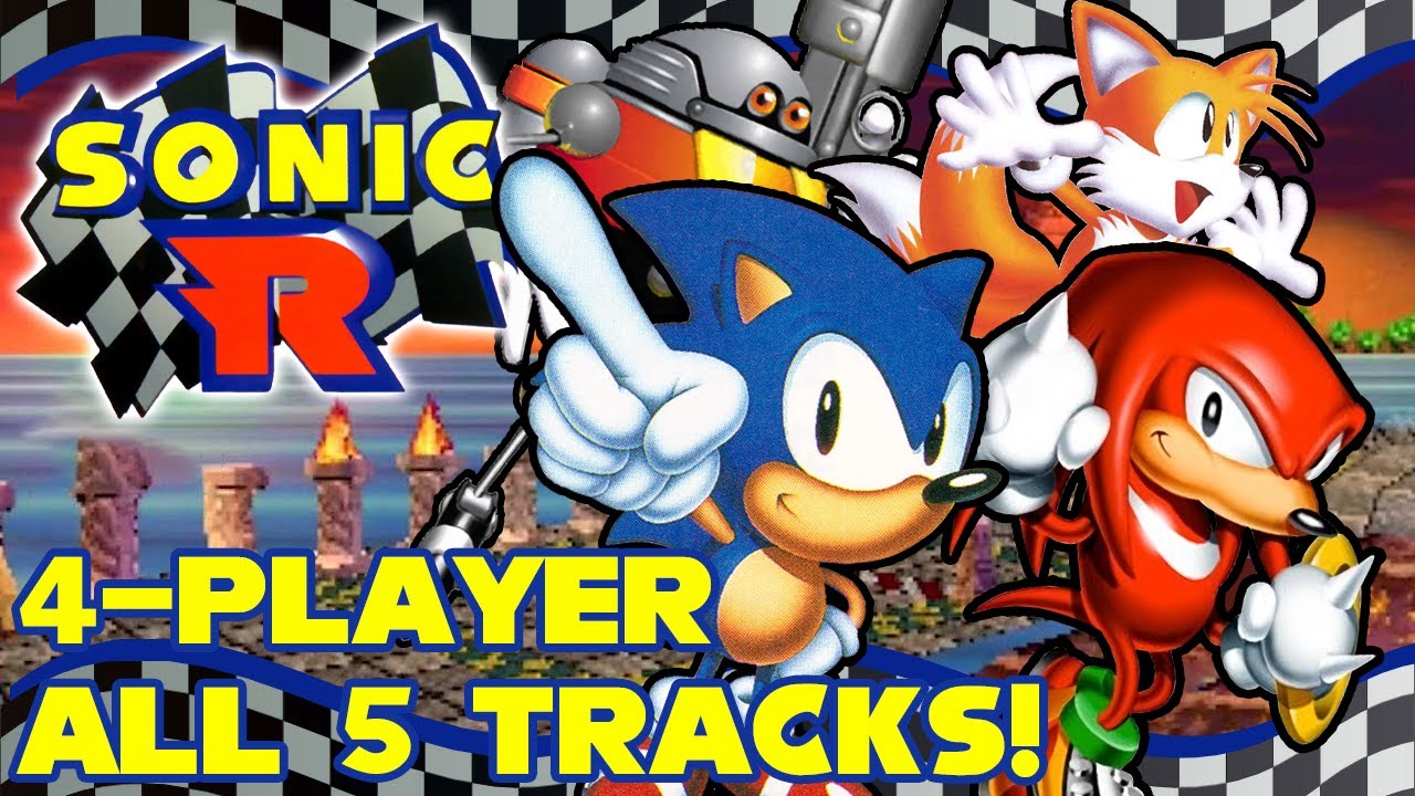 Looking So Stiff as you Run! | Sonic R - Multiplayer Races (4-Player ...