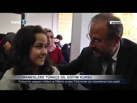 Türkmenlere Türkçe Dil Eğitim Kursu