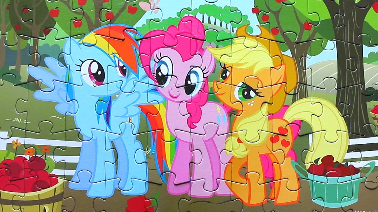 My Little Pony in the garden | Picture Puzzle Game for Kids - YouTube