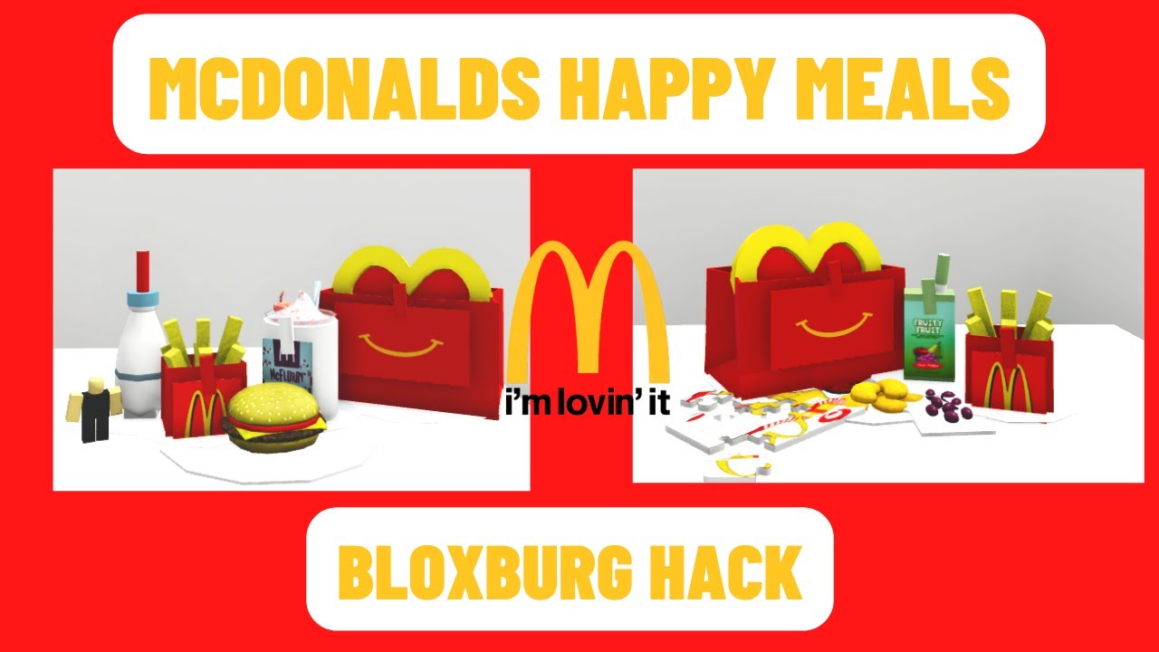 testing twitter hacks -TODDLER HAPPY MEAL MCDONALDS build hack - with ...