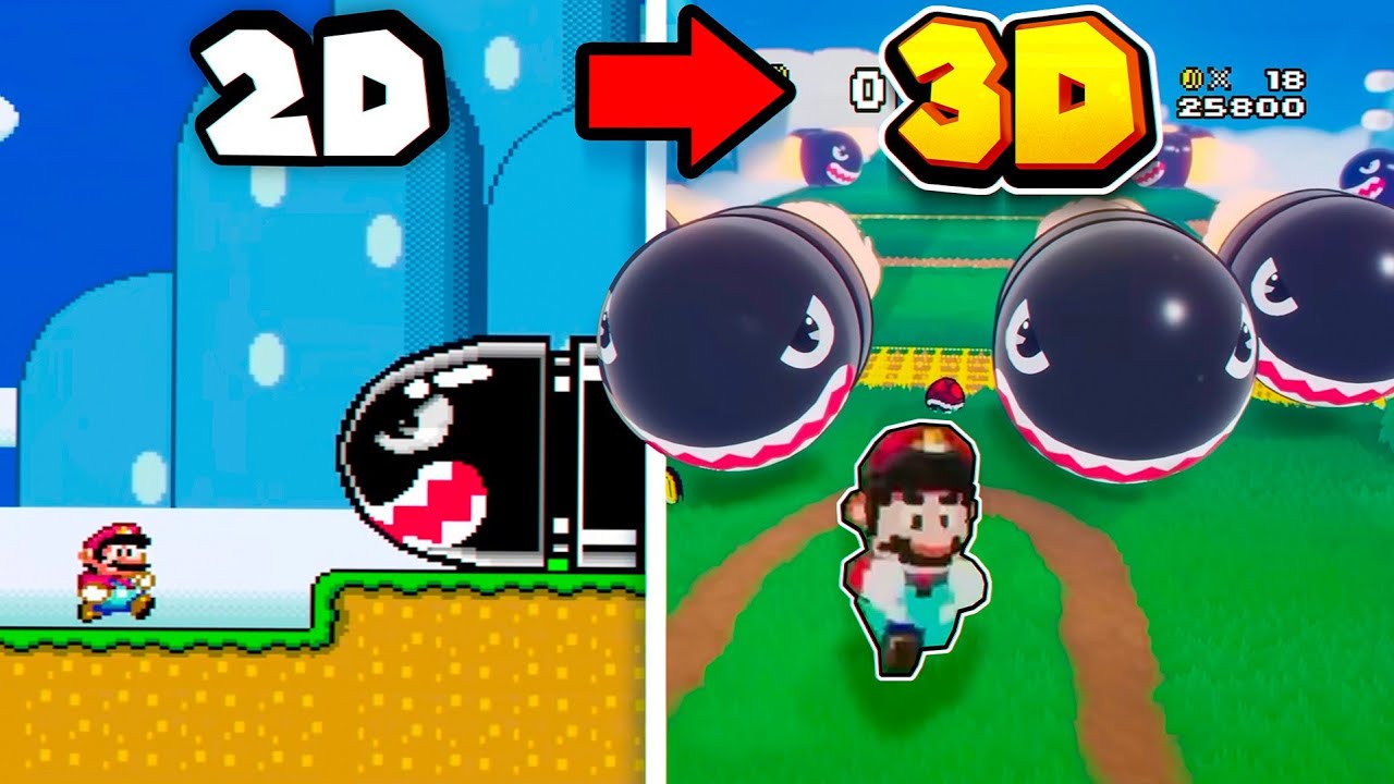 Recriaram MARIO WORLD em 3D e ficou PERFEITO! - YouTube