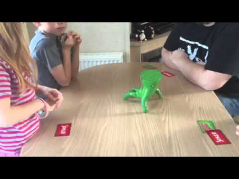 Playing Creepy Hand game as a family - YouTube
