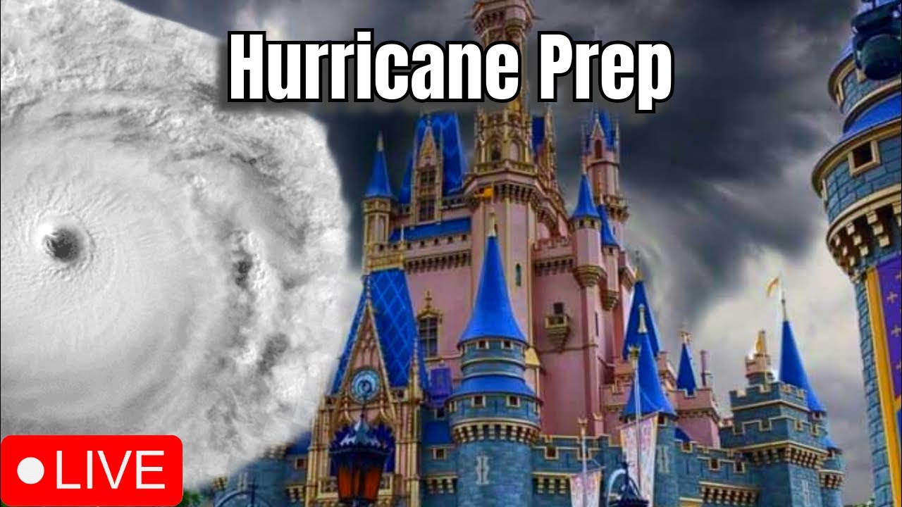 🔴LIVE: Hurricane Milton Prep At Disney World | Walt Disney World ...