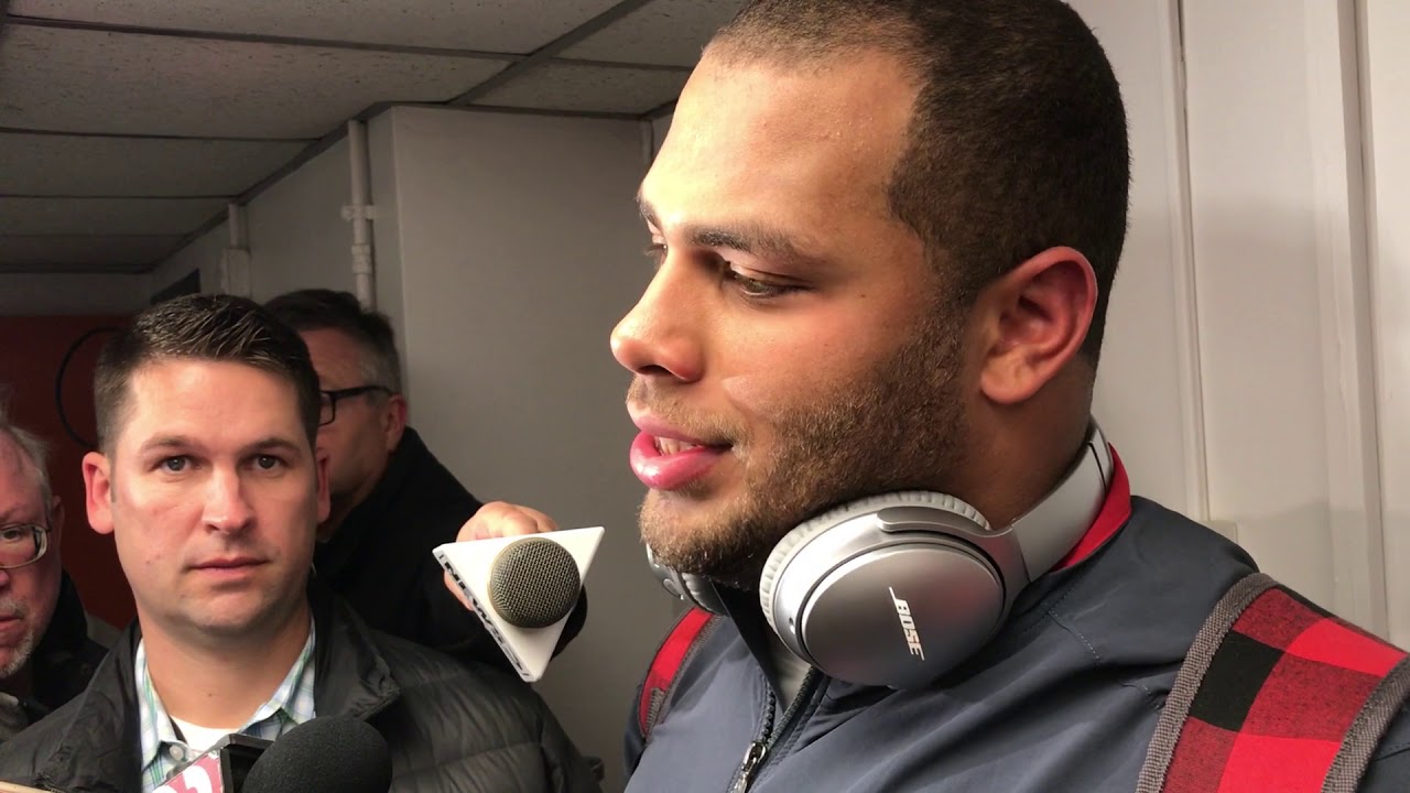 Wisconsin DE Alec James on defensive performance vs. Illinois - YouTube