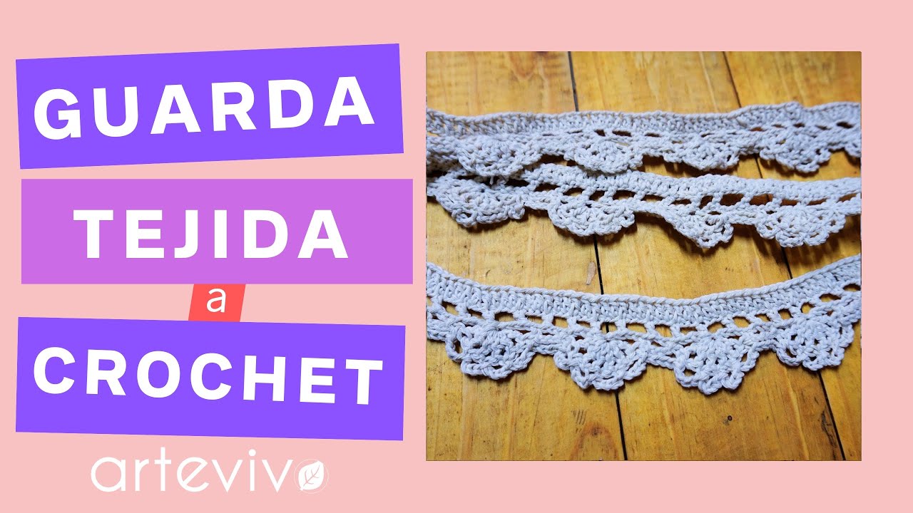 ☀️TUTORIAL CROCHET - Hagamos una GUARDA Decorativa | Paso a Paso - YouTube
