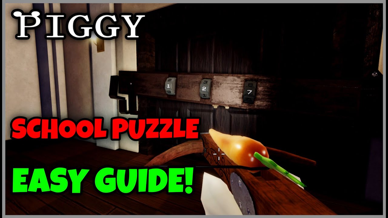 How To COMPLETE The School Puzzle in Piggy Decay Part 2 Delirium - YouTube