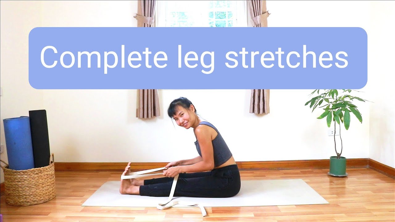 Total leg stretch | After workout | After running | Leg day| Leg ...
