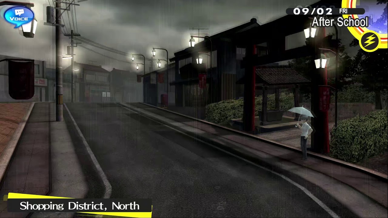 Persona 4: Golden | Rain and Thunder Ambience - YouTube