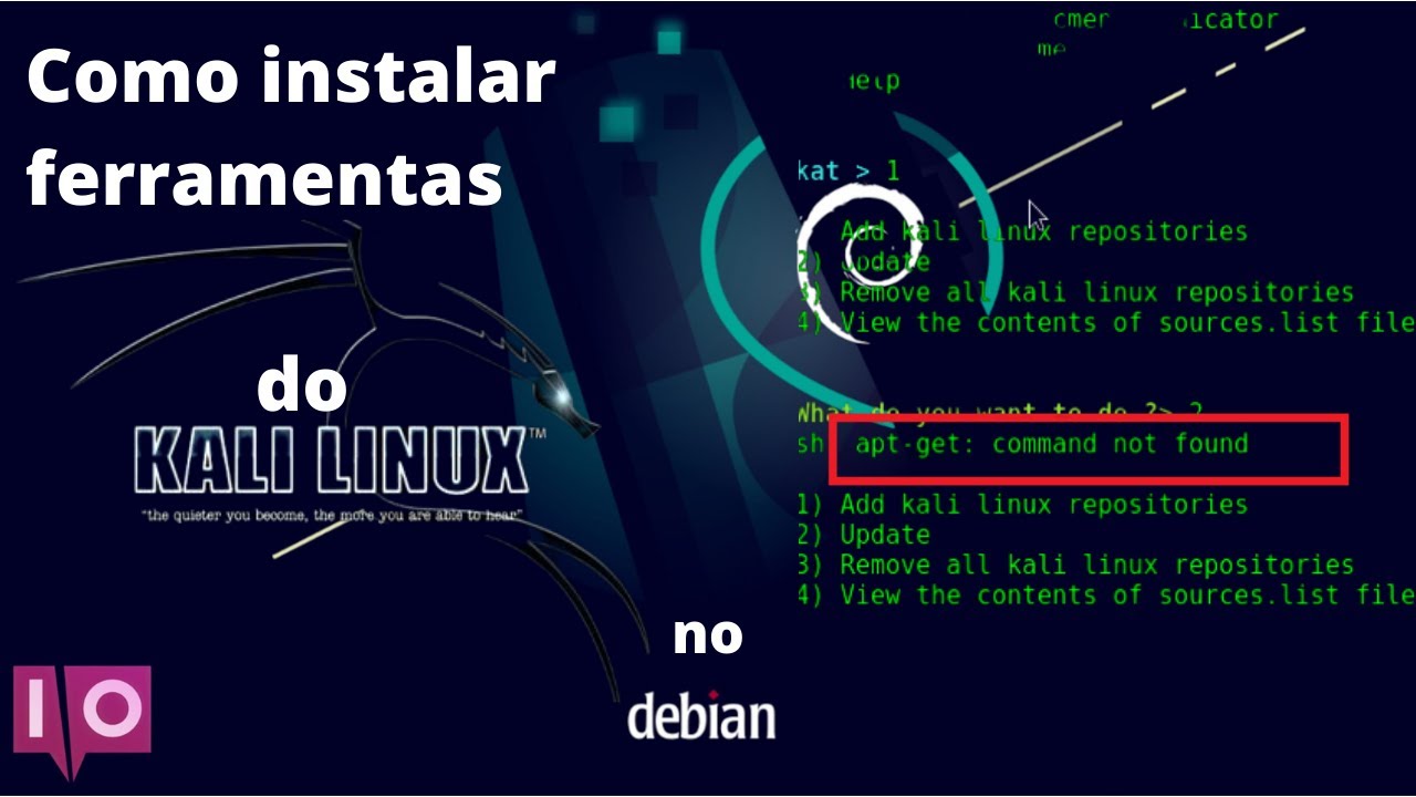 Como instalar ferramentas do kali no debian 11 - YouTube